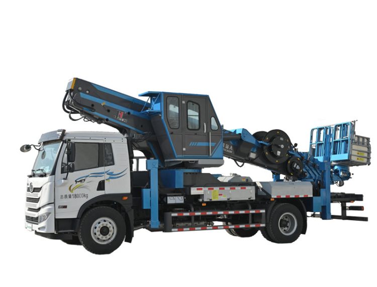 45 Meter Truck Mounted Boom Lift Rental - High Access Equipment Rental LLC